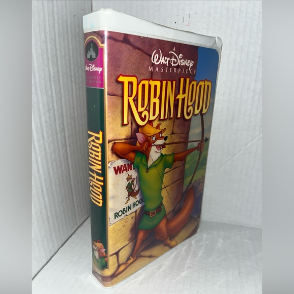 Disney | Video Games & Consoles | Robin Hood Vhs Tape 991 Walt Disney ...